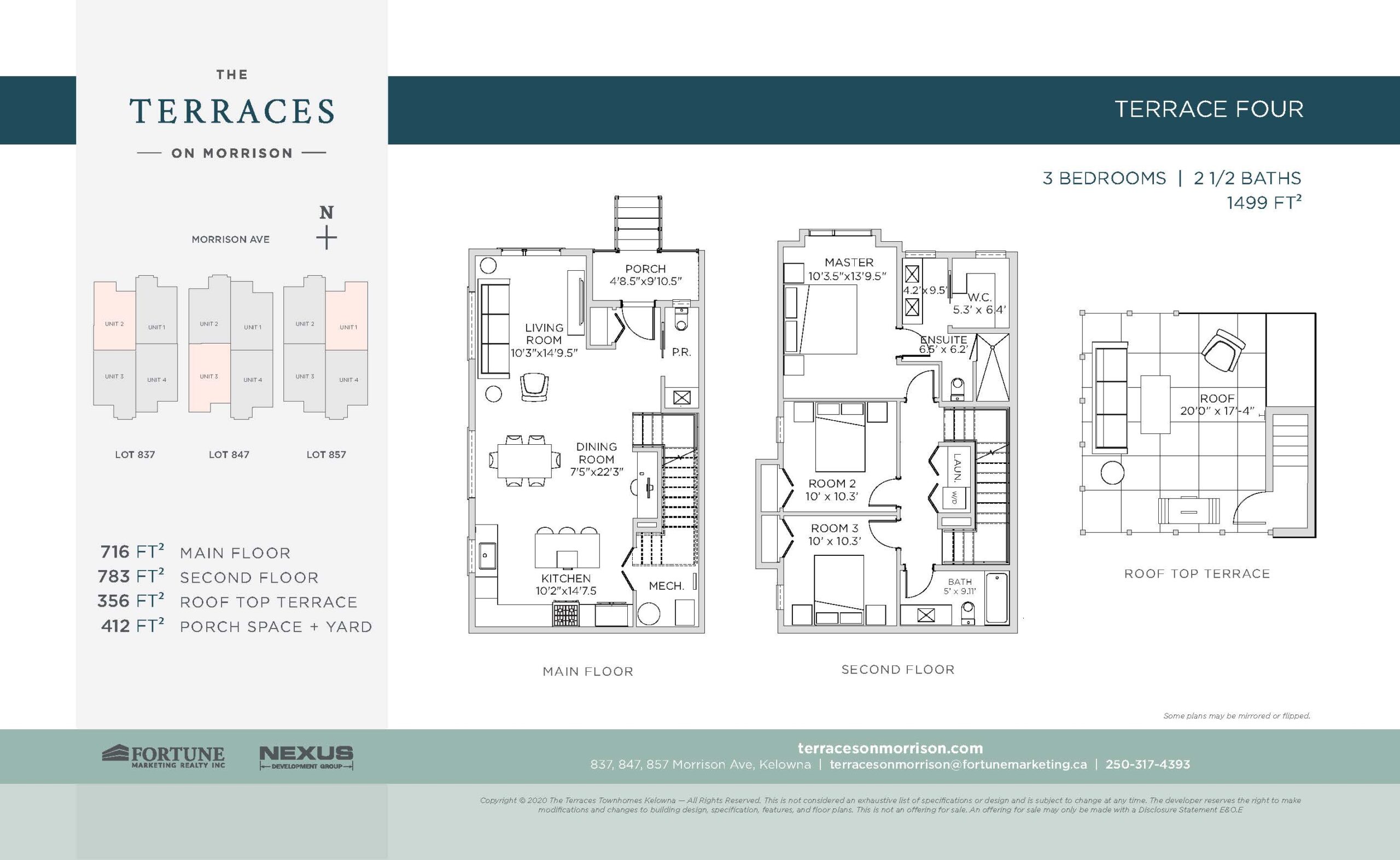 Floor Plans - The Terraces on Morrison